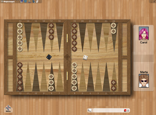 Backgammon online - Juego de Tablero | Magnojuegos